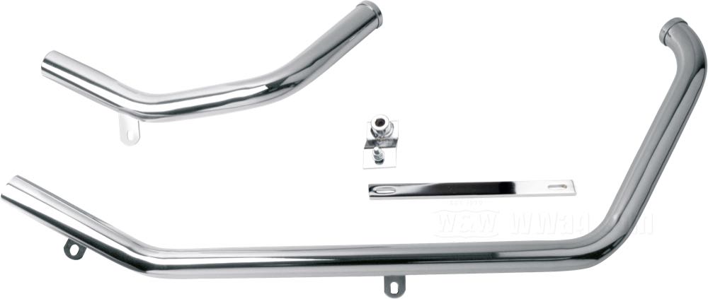 W&W Cycles - Paughco Upsweep Shotgun 2-2 Header Pipes