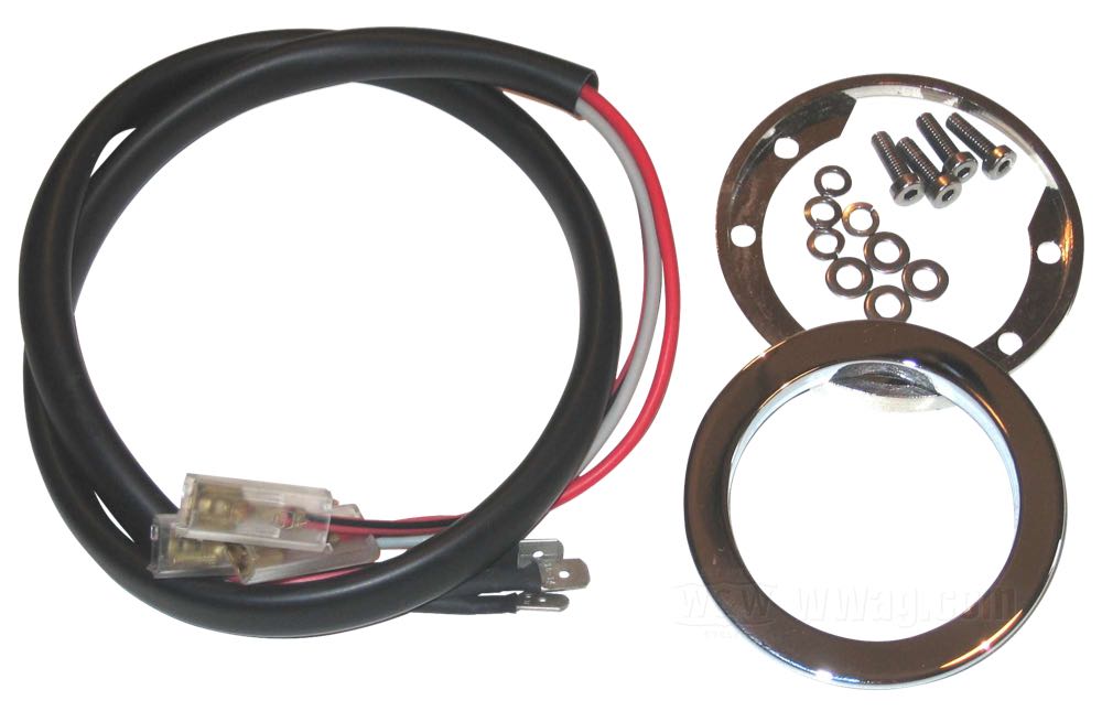 W&W Cycles - DynaMite Street Bob Ignition Switch Relocation Kit