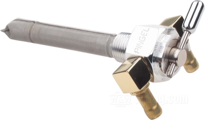 W&W Cycles - Custom - Pingel Dual Outlet Fuel Valves