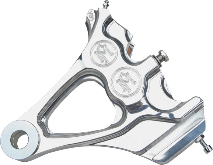 W&W Cycles - Performance Machine Calipers - PM 4 Piston Differential ...